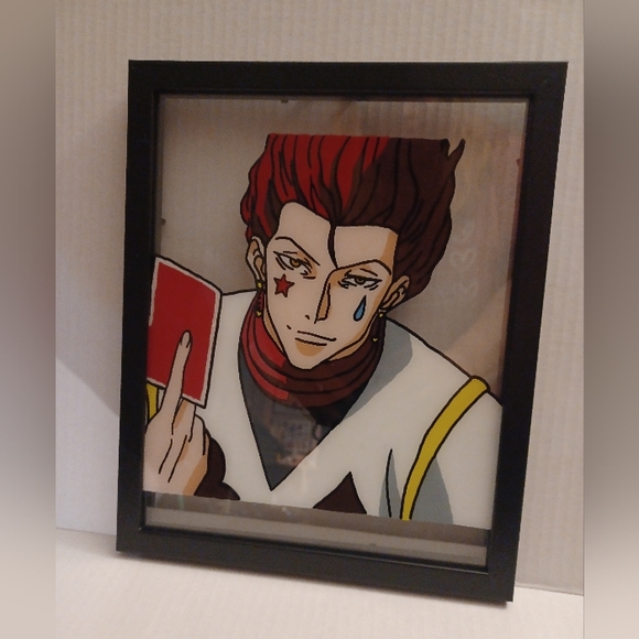 @fluffycowcreates | Art | Hisoka Morow Hunter X Hunter Anime Glass ...